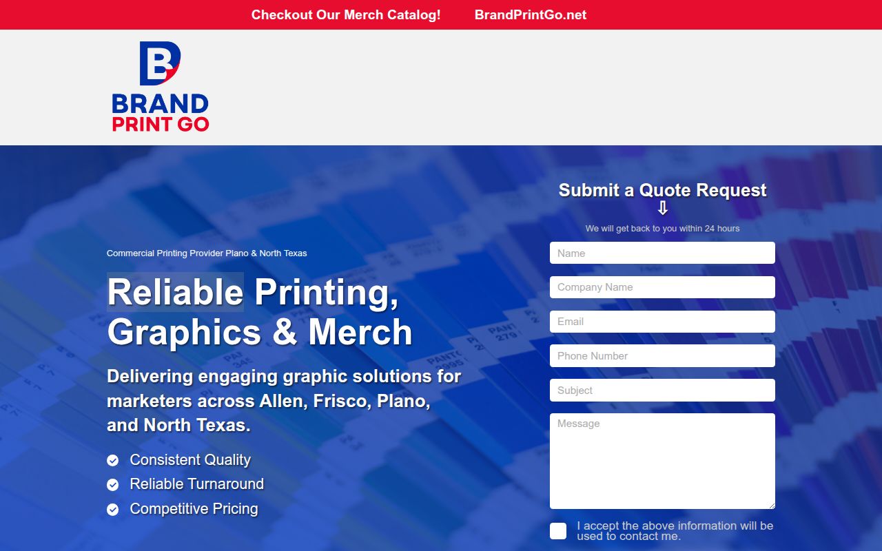 Brand Print Go is business branding, printing, custom packaging & signs